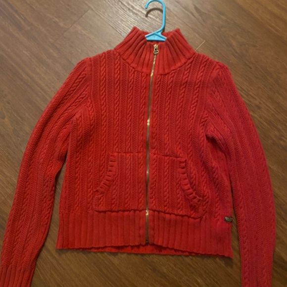 Ralph Lauren | Sweaters | Polo Jeans 967 Ralph Lauren Red Zip Up ...